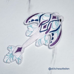 ITH Manta Skimmer Mount Plush Pattern | River Moth Skimmer Manta Ray ...