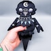 ITH Moonlight Raven Plush Embroidery Pattern | Adorable Raven Black ...