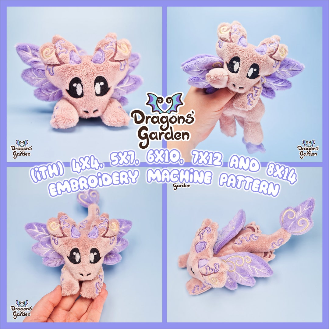 ITH Baroque Dragoness Plushie Pattern | Adorable Dragon Elegant Baroque ...