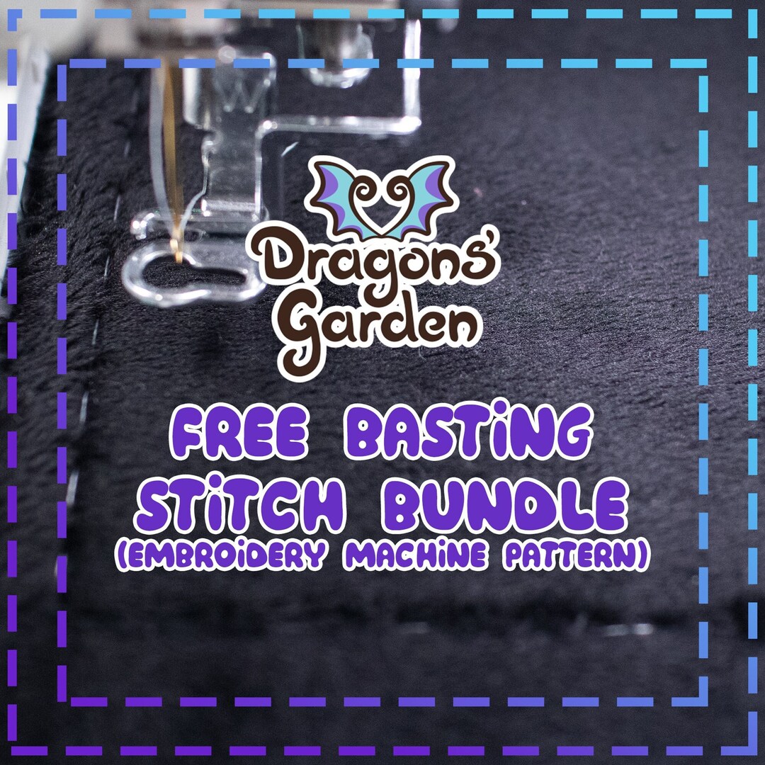 Basting Stitch Bundle (embroidery Files) | in the Hoop | With Photo ...