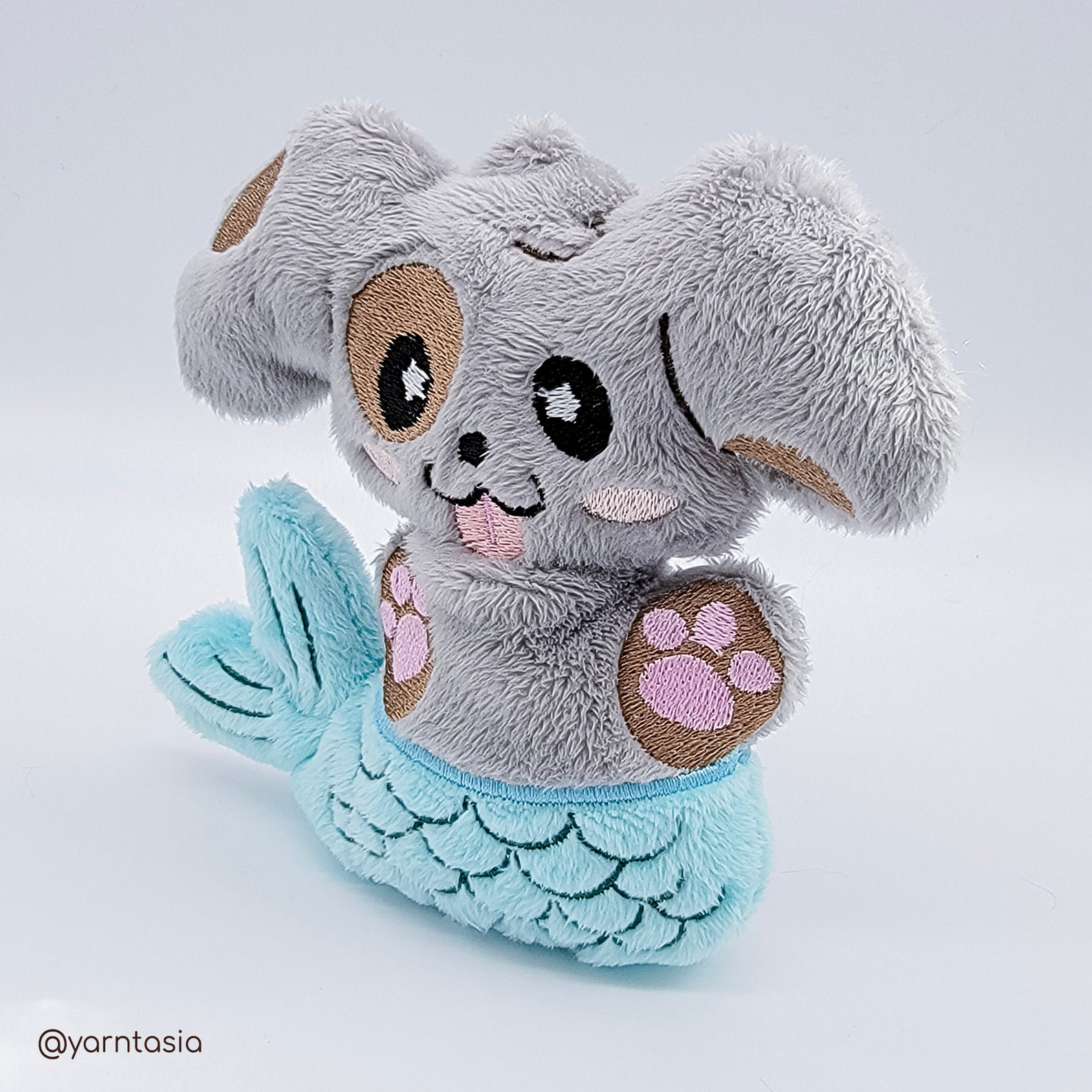 ITH Cute Mermaid Puppy | Sea Dog in the Hoop Cute Embroidery Pattern ...