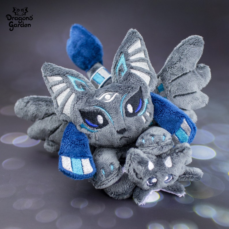 ITH Winged Sphinx Plush Embroidery Pattern | Adorable Softie Egyptian ...