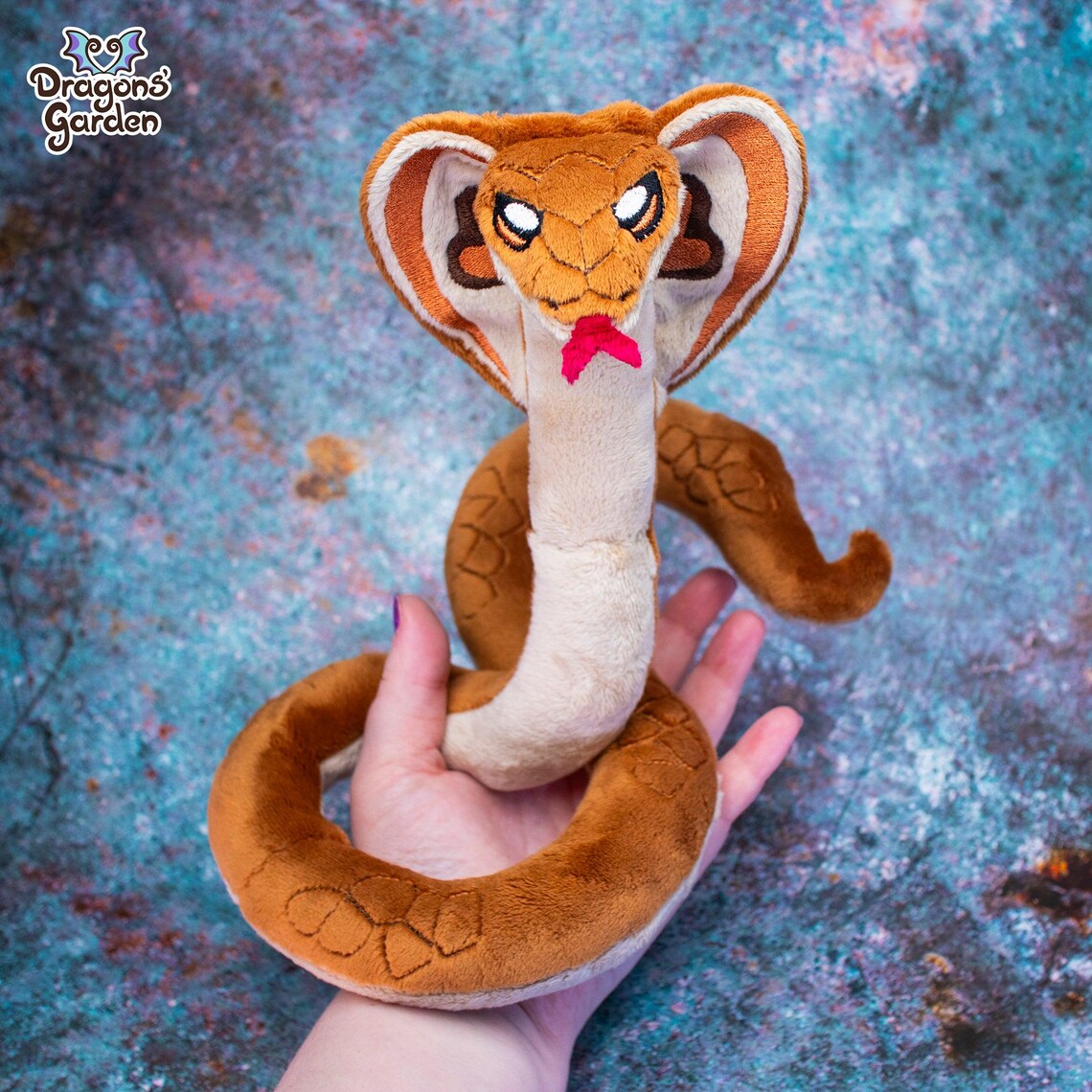 ITH Cobra Snake Modular Plush Embroidery Pattern | Adorable Naja Naja ...