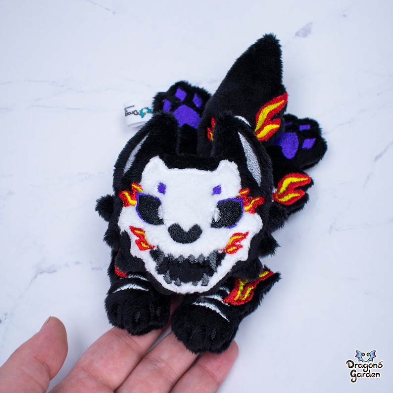 ITH Hellhound Puppy Plush Embroidery Pattern Adorable Puppy - Etsy