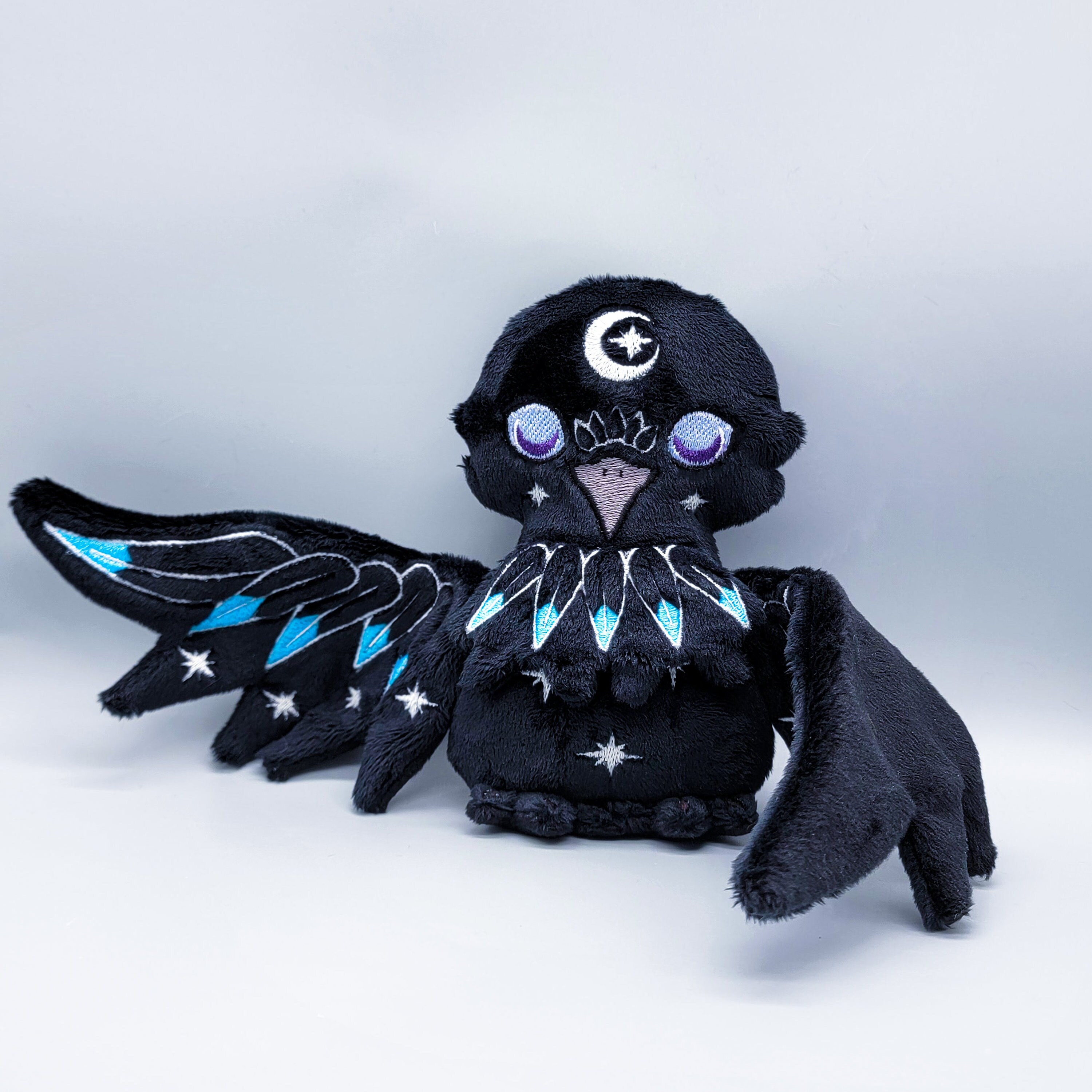 ITH Moonlight Raven Plush Embroidery Pattern | Adorable Raven Black ...