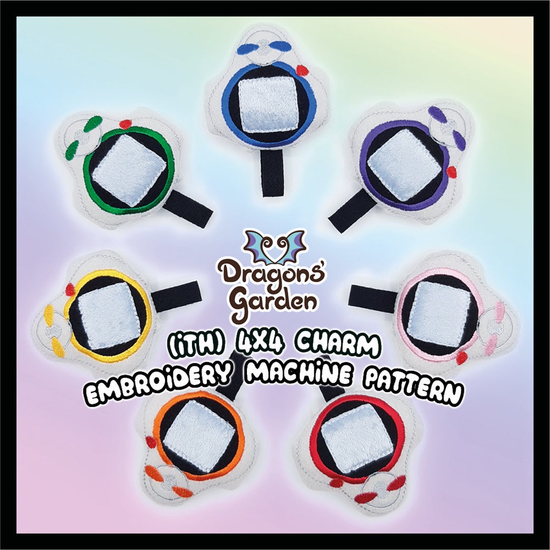 ITH D Power Digivice Embroidery Pattern Digimon | Beginner Friendly ...