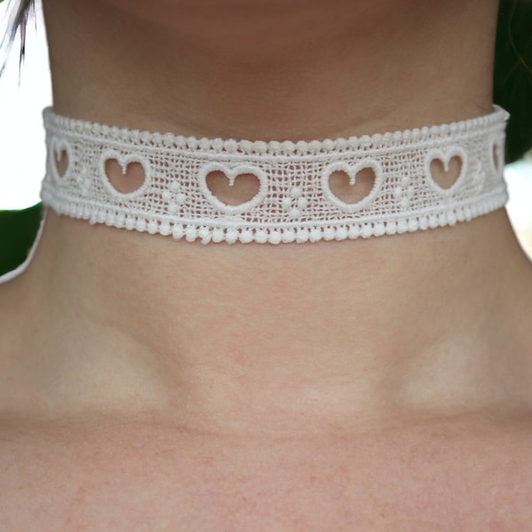 Heart Choker - Etsy