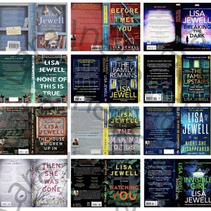 Miniature Book Covers - 14 Pcs Lisa Jewell | PDF File | Downloadable File Download | Do It ...