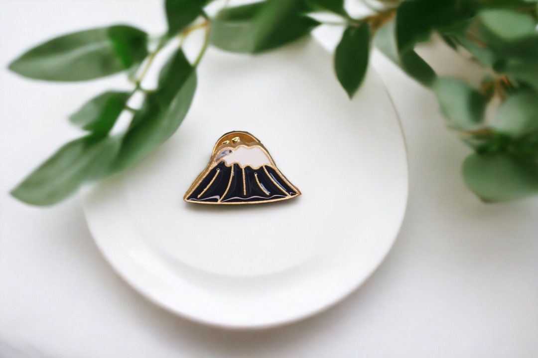 Mountain Enamel Pin | Clothes Backpack Pin | Handmade | Gift Present ...