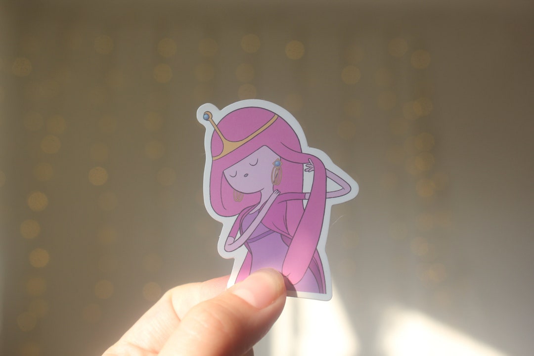 Adventure Time Sticker Finn Jake the Dog Finn Dark Purple Flame ...