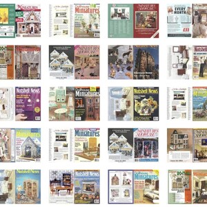 1:12 Pcs Dollhouse Miniatures Magazine Book Covers - 41 Pcs | Do It ...