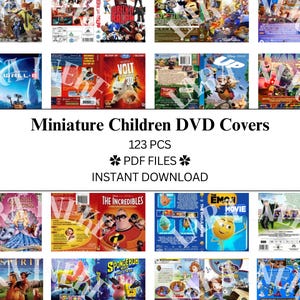 Miniature Children DVD Covers - 123 Pcs | PDF File | Downloadable File ...