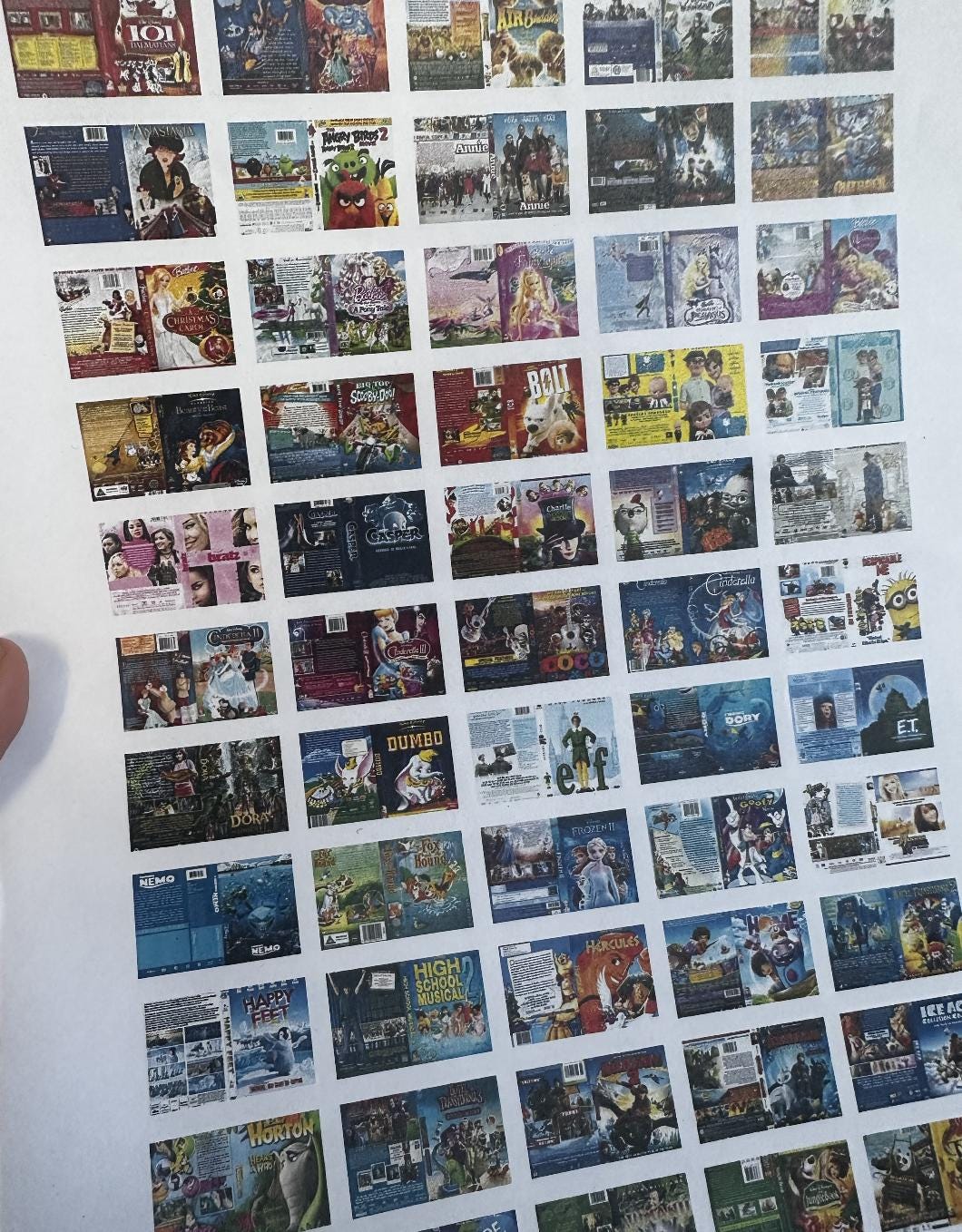 Miniature Children DVD Covers - 123 Pcs | PDF File | Downloadable File ...
