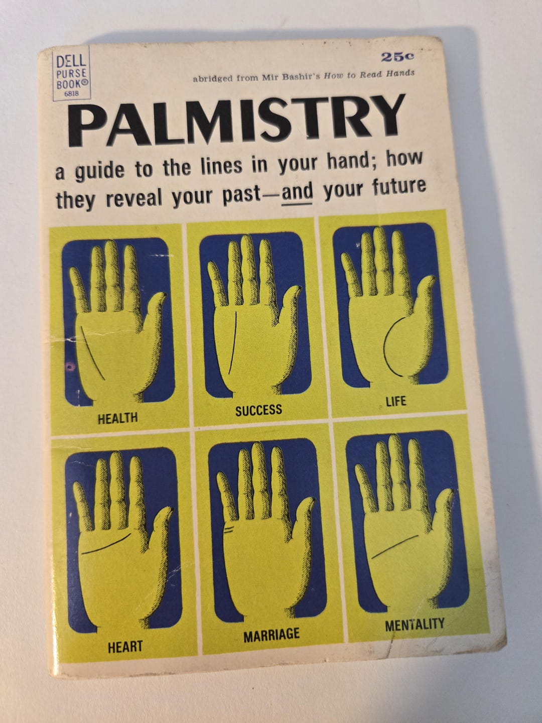 Vintage 1968 Palmistry, Dell Purse Book 6818 - Etsy