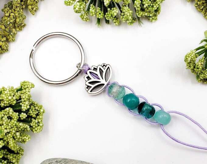 Lotus Water Bottle Tracker Beads / Daily Water Tracker / | Etsy