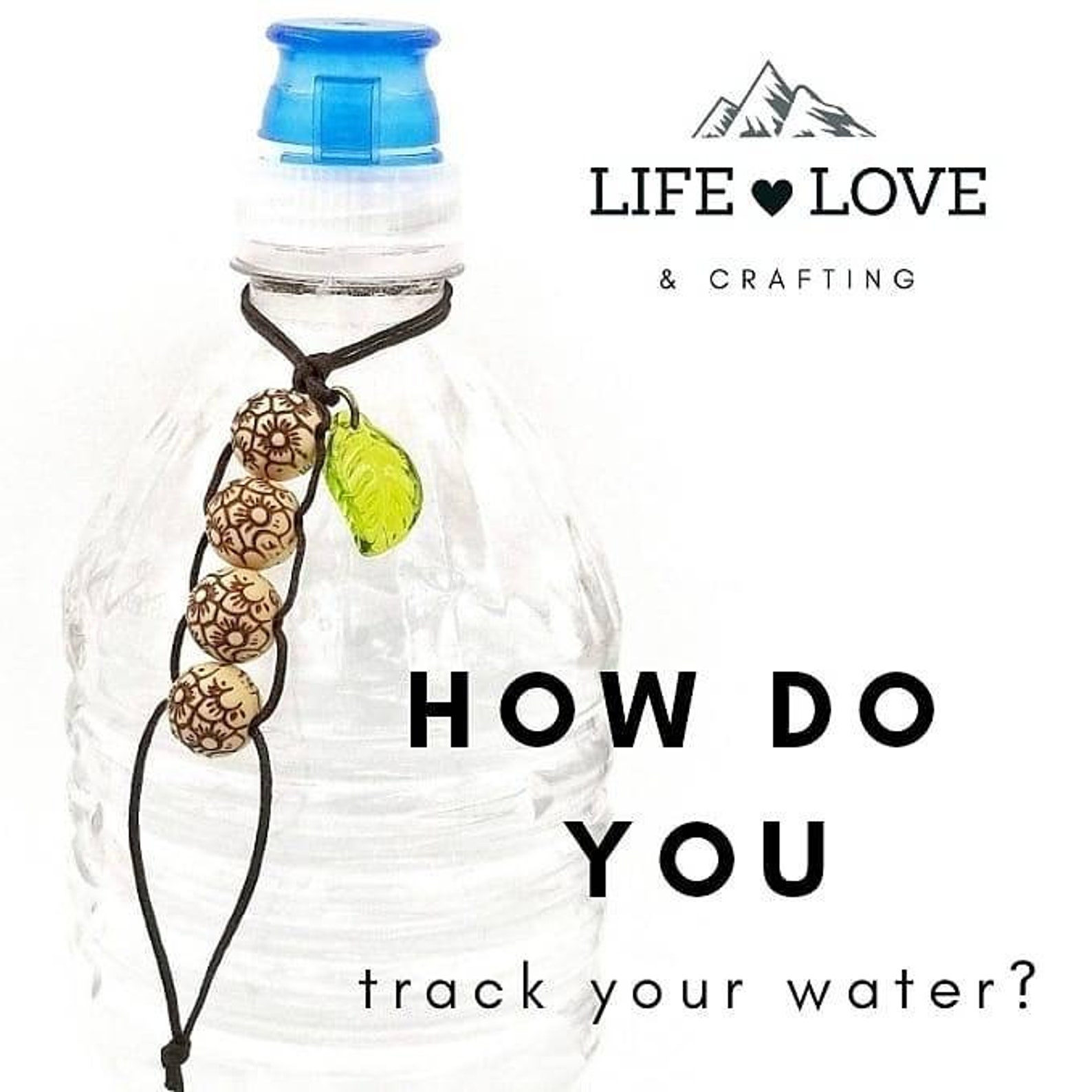 Personalized Water Bottle Counter / Water Refill Tracker Beads - Etsy