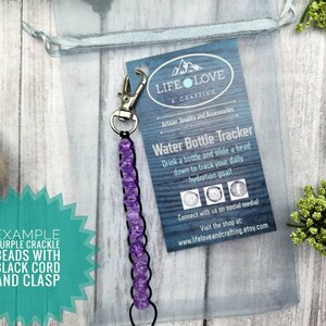 Personalized Water Bottle Counter / Water Refill Tracker Beads / Water ...