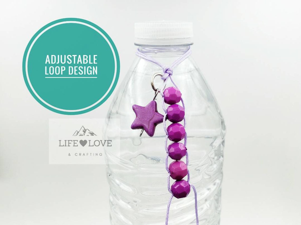 Water Bottle Counter / Water Refill Tracker Beads / Water - Etsy
