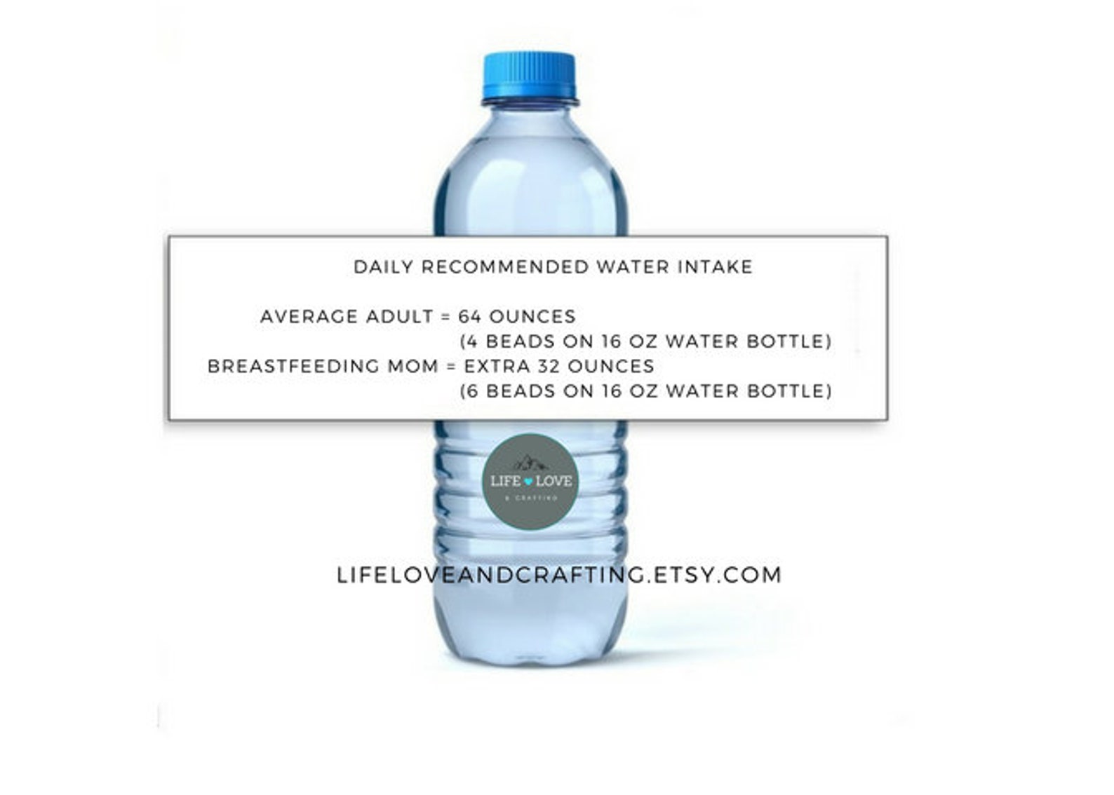 Personalized Water Bottle Counter / Water Refill Tracker Beads - Etsy