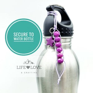 Water Bottle Counter / Water Refill Tracker Beads / Water - Etsy