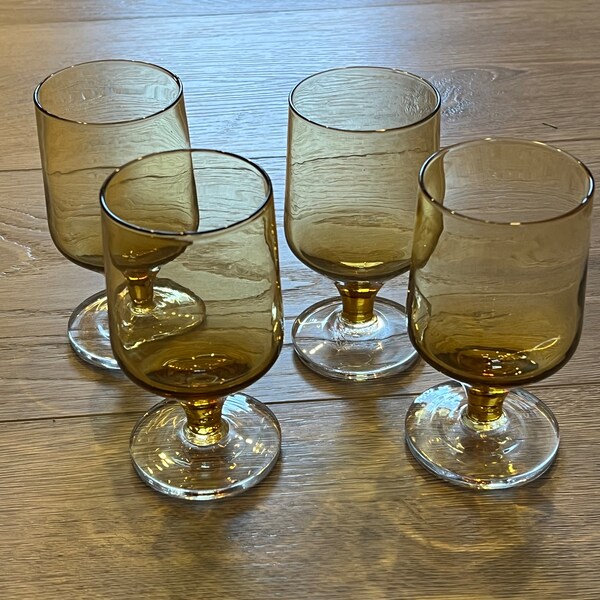 Amber Glassware - Etsy