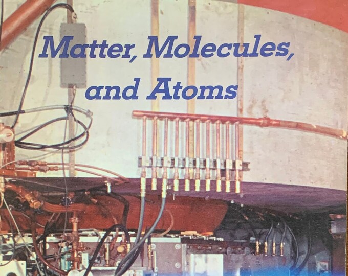 1950’s SCIENCE TEXTBOOK Matter, Molecules and Atoms - Atomic Age School ...
