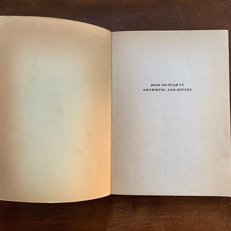 1960s How to Star in Swimming and Diving - Vintage Scholastic Books ...