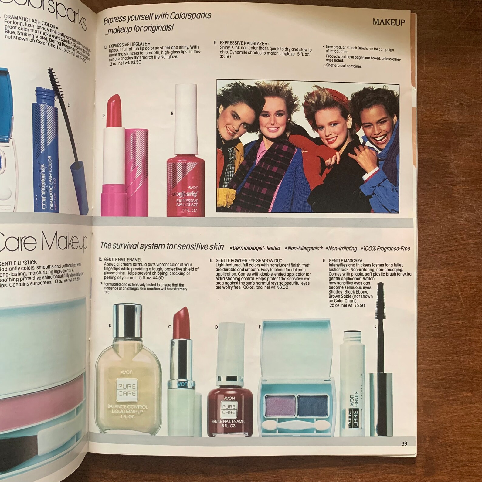 1985 AVON CATALOG for Summer Fall - Vintage Retro Beauty Products, 80's ...