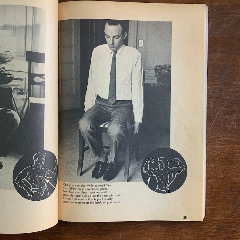 1960s ISOMETRIC EXERCISE Book How to Books Workout Trends - Etsy