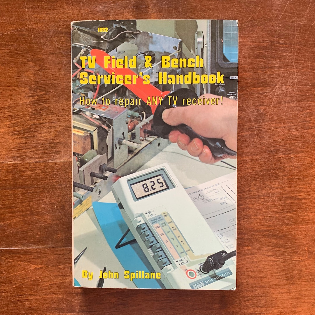 1970's TV REPAIR Manual Guide for Fixing Television Sets by John ...