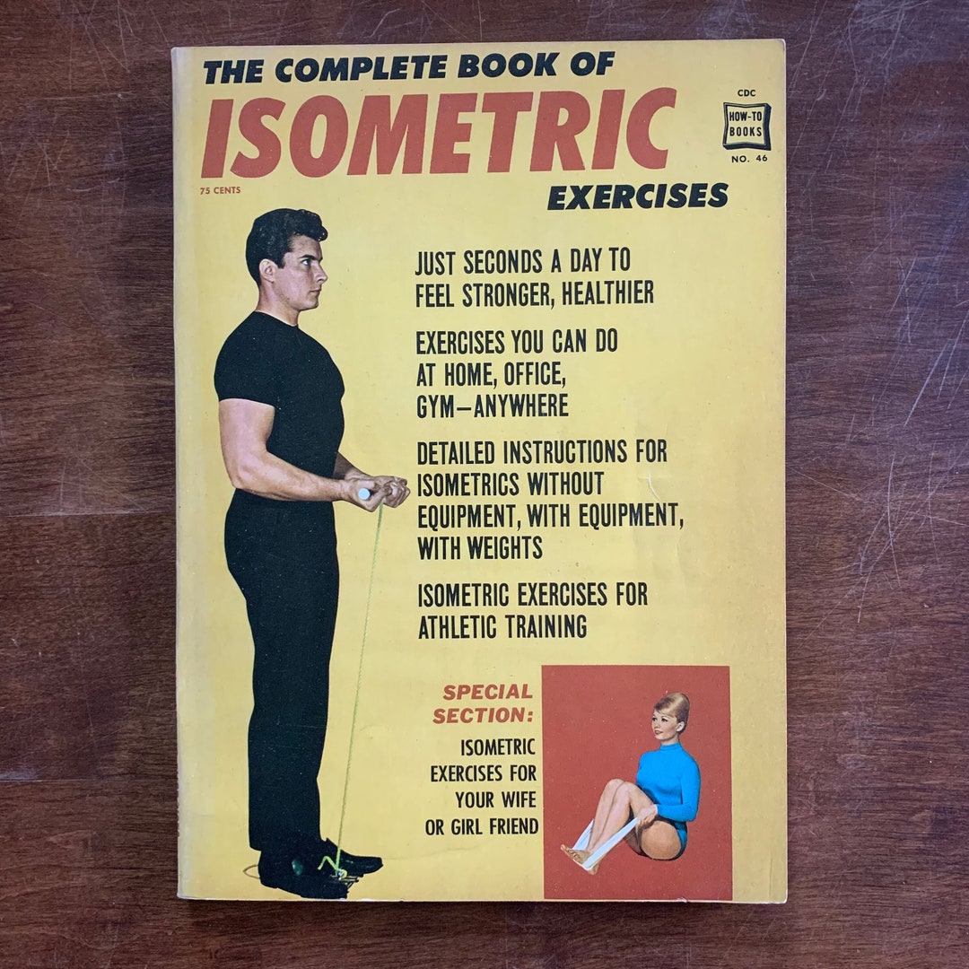1960s ISOMETRIC EXERCISE Book How to Books Workout Trends - Etsy