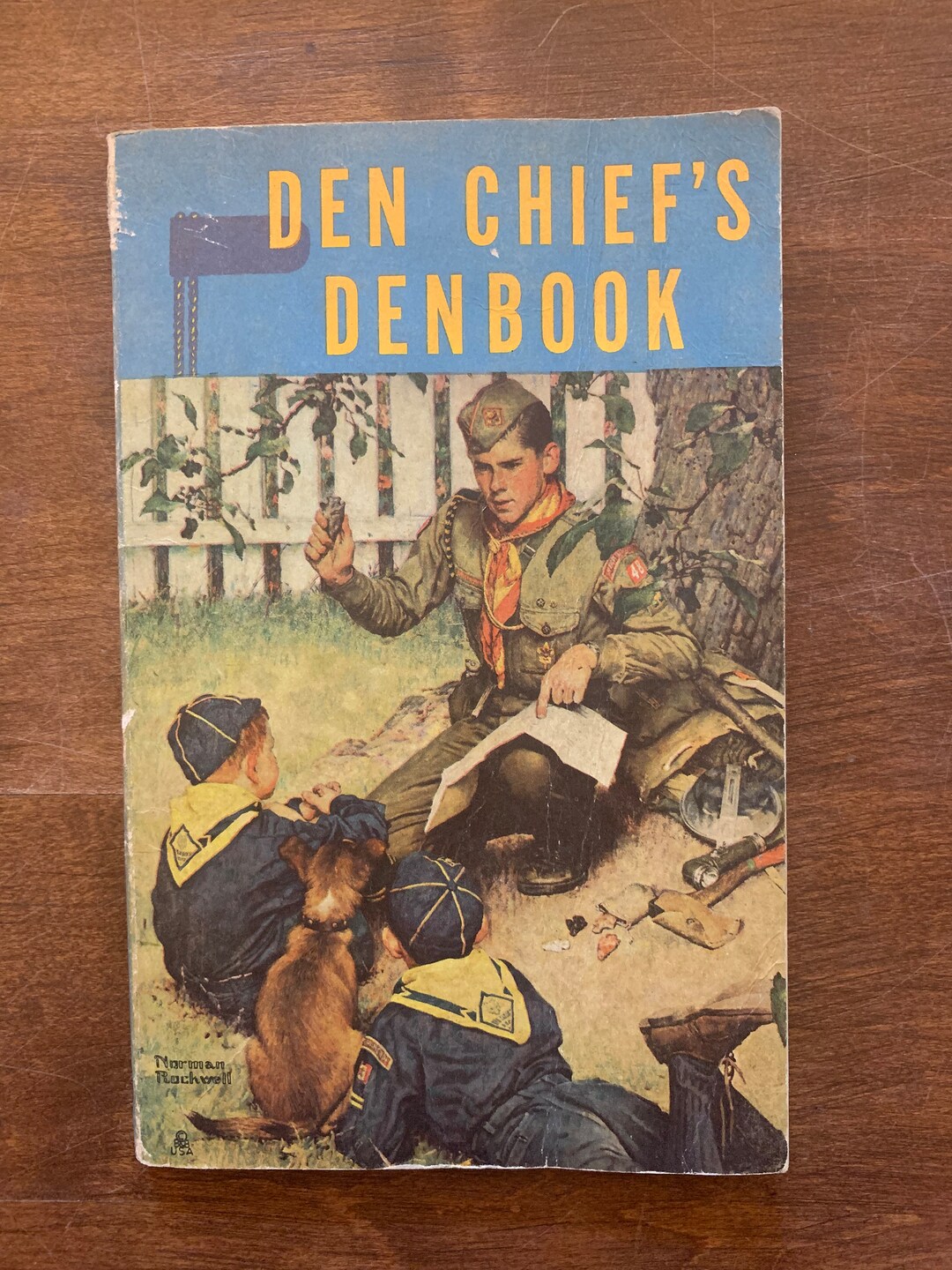 VINTAGE 1950s CUB SCOUT Den Chief Guide Book 1954 Troop Leader Manual ...
