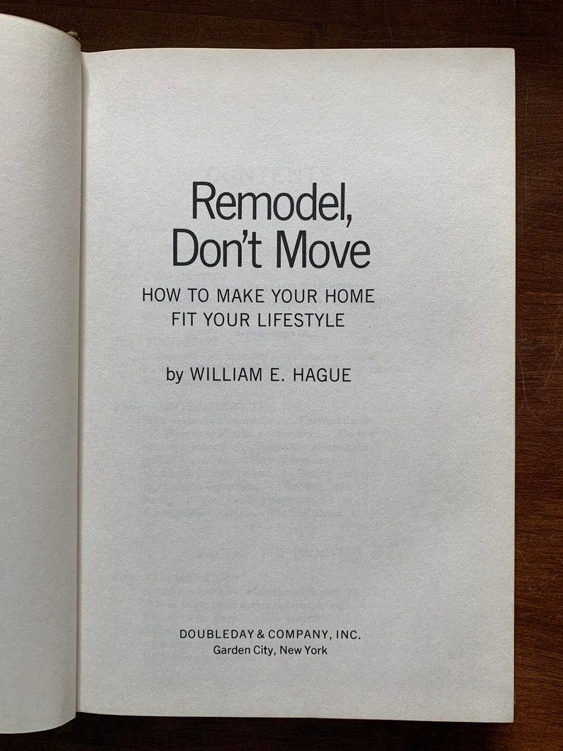 Vintage REMODELING Book - 1980’s Guide on How to Fix up Remodel Your ...