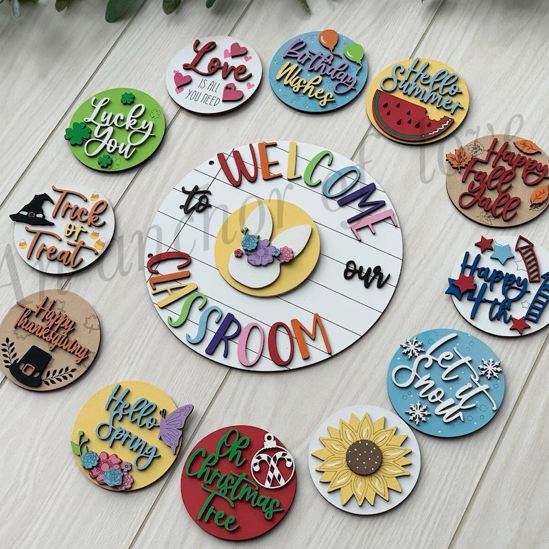 Seasonal Sign - Etsy