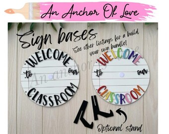Interchangeable Welcome to Our Classroom Sign Inserts - Etsy