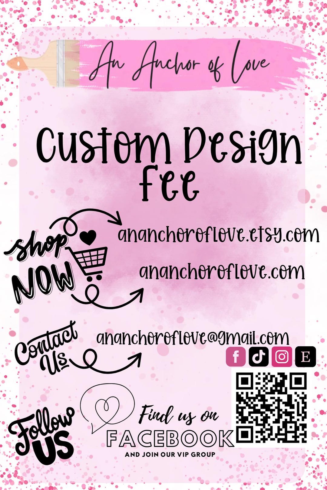 Custom Design Fee - Etsy