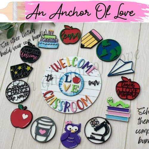 Complete Set 15 Pieces interchangeable Welcome to Our - Etsy