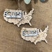 2024 Eclipse Keepsake, Path of Totality States Magnet or Ornament ...