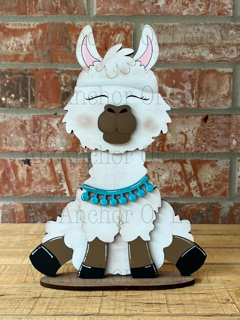 Llama Interchangeable Base for Hats and Bows // Viral Shelf Sitter - Etsy