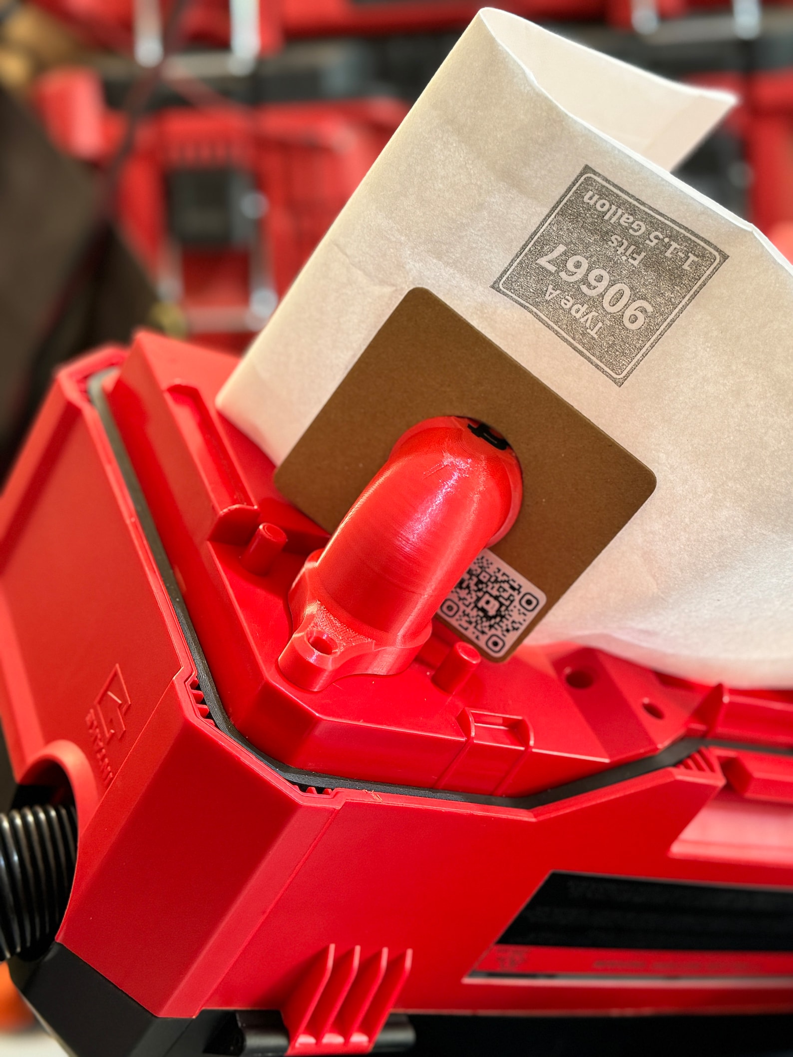 Milwaukee M18 2gal Vacuum (GEN2) Bag Filter Attachment Mod - Etsy