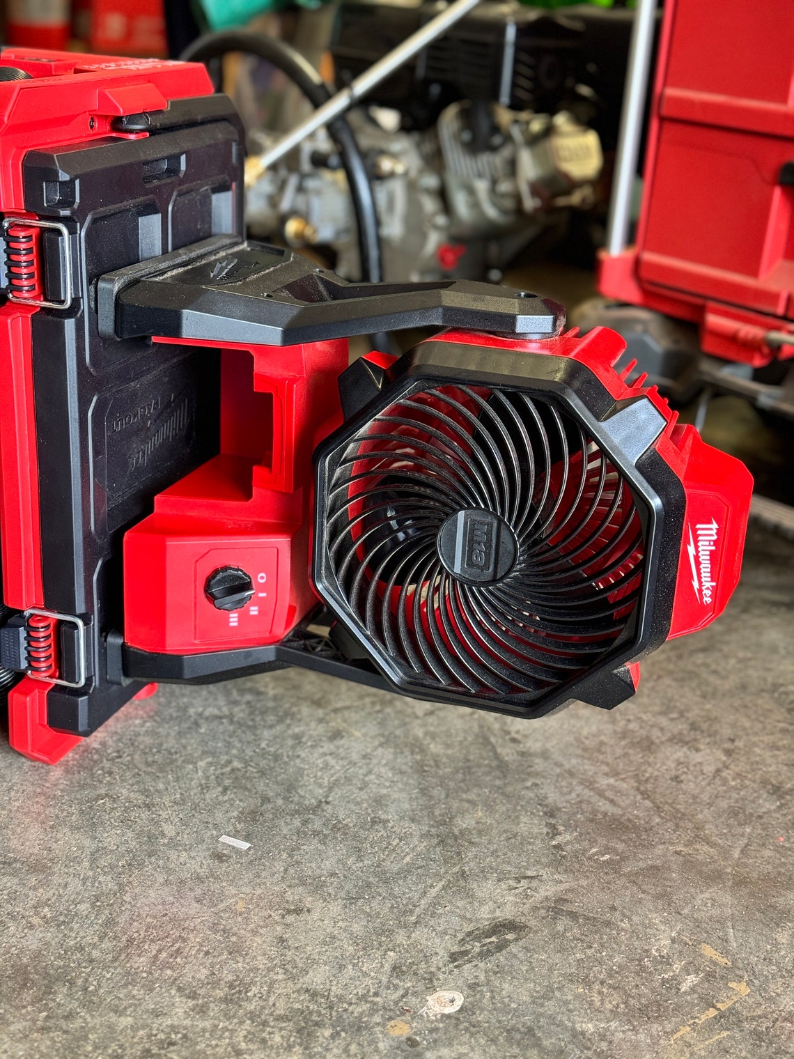 Milwaukee Packout Mod for Job Site Fan - Etsy
