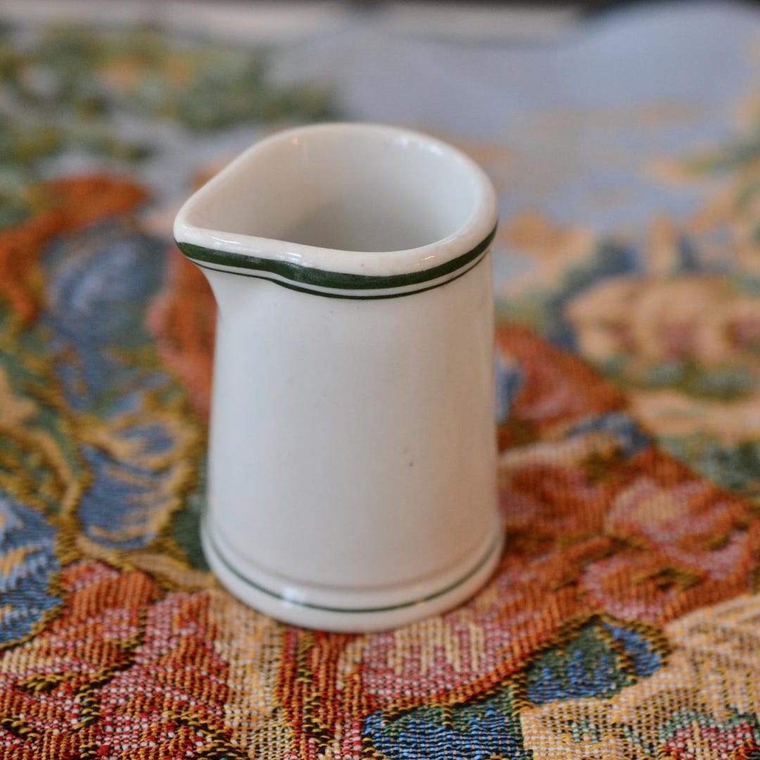Vintage Tiny Creamer Pitcher Restaurant Cream Pitcher Coffee Creamer ...