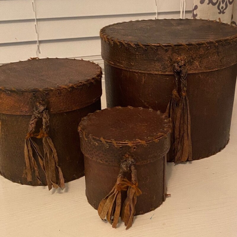 Leather Basket - Etsy