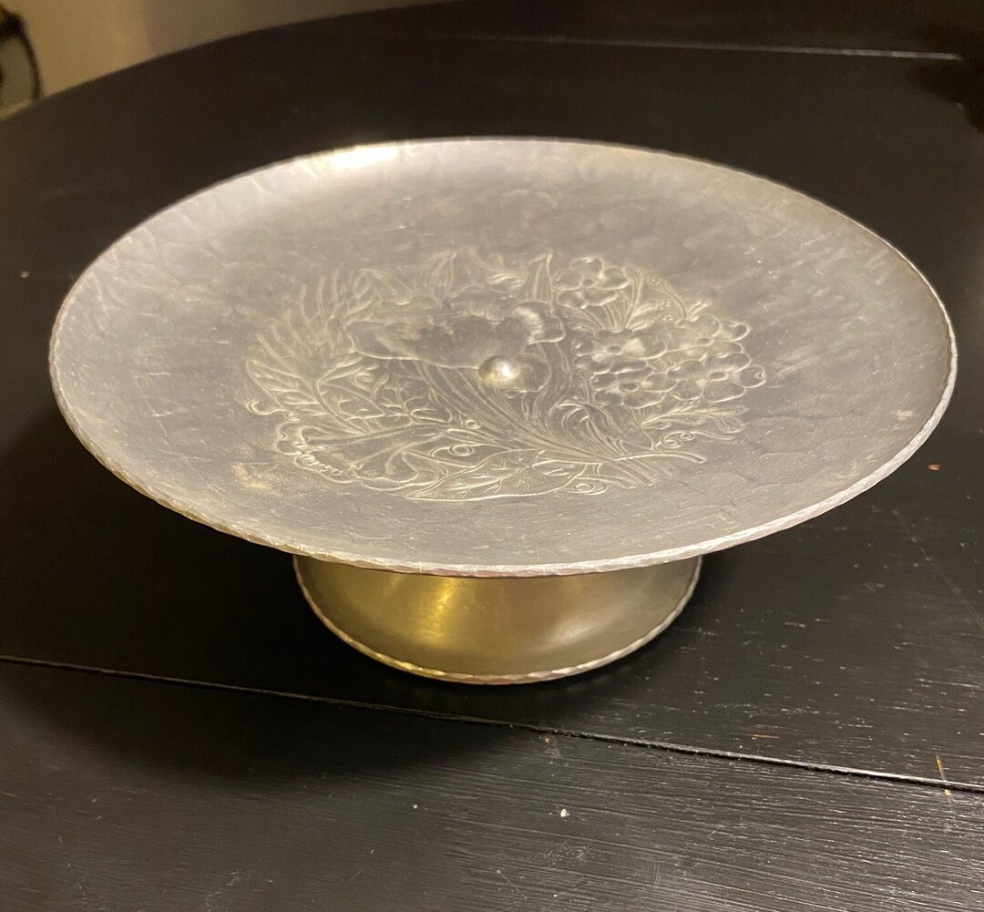 Hand Forged Aluminum Small Cake Cookie Stand - Etsy