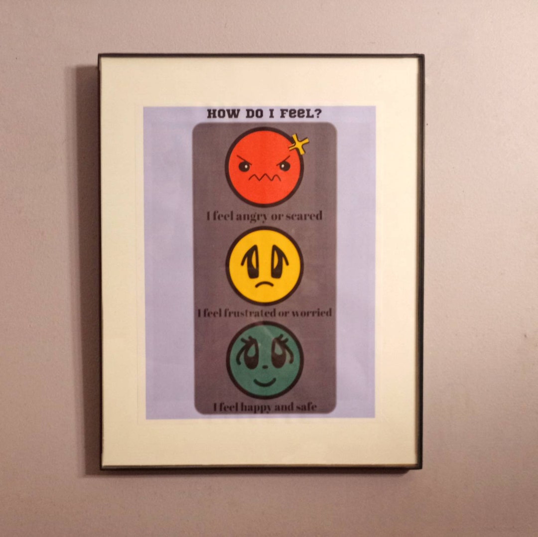 Emotion Traffic Light for Children-digital - Etsy