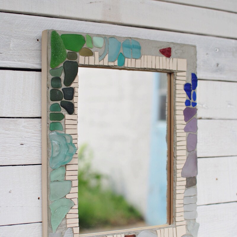 Mosaic Shard Art Mirrors - Etsy