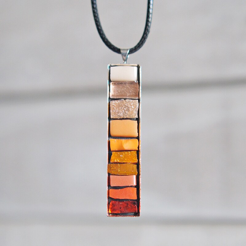 Rectangular Pendant - Etsy