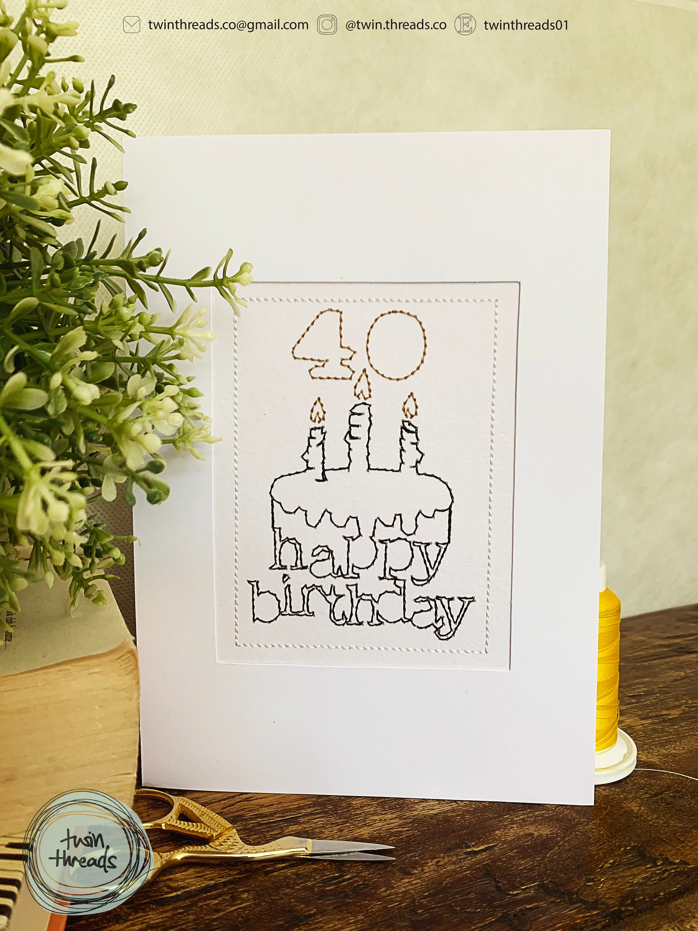 40th Birthday Card Personalised Big Birthday Gift Ideas | Etsy