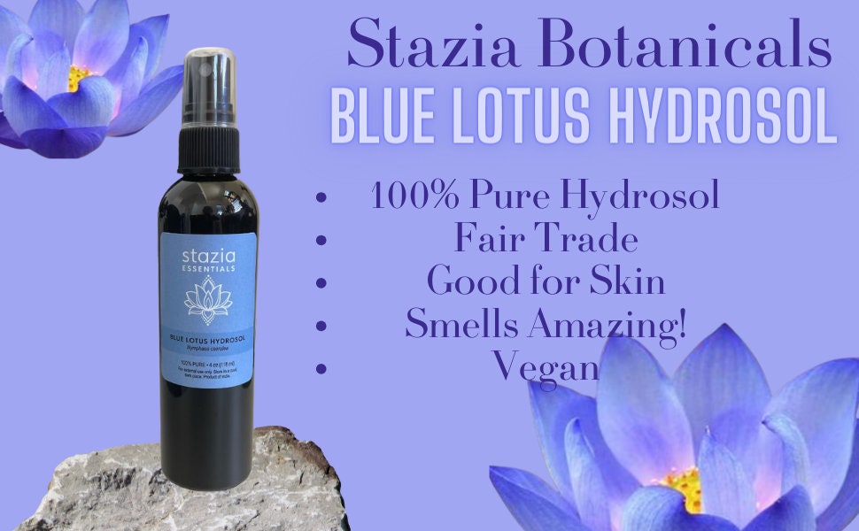 Blue Lotus Hydrosol, Rare (nelumbo Nucifera) India, 100% Natural ...