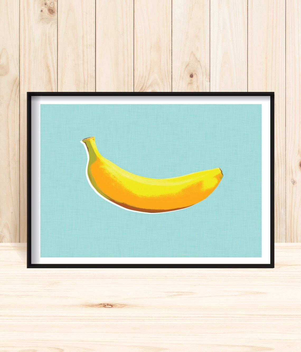Pop Art Print Banana Prints Digital Download Pop Art Modern - Etsy